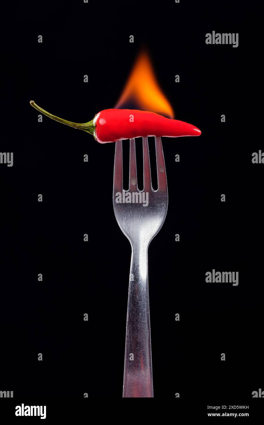 Burning fork hi-res stock photography and images - Alamy