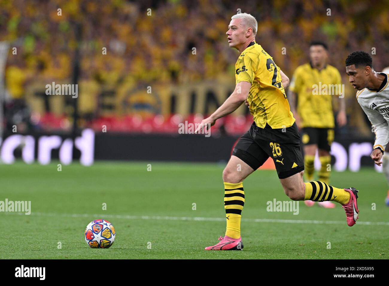 Julian Ryerson (26) of Dortmund pictured during a soccer game between ...