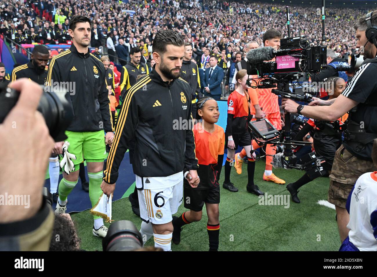 Nacho Fernandez (6) of Real Madrid pictured during a soccer game ...