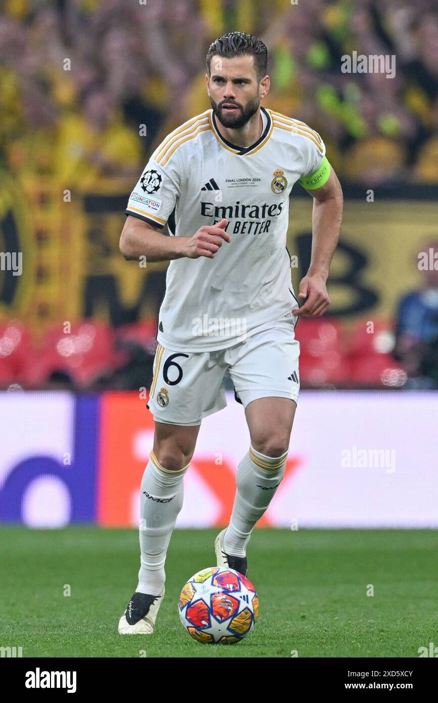 Nacho Fernandez (6) of Real Madrid pictured during a soccer game ...
