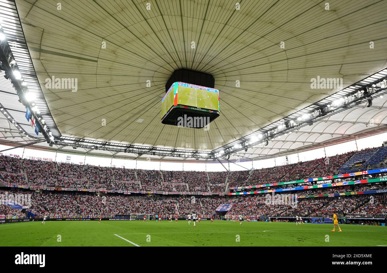 A general view of the action during the UEFA Euro 2024 match at the ...