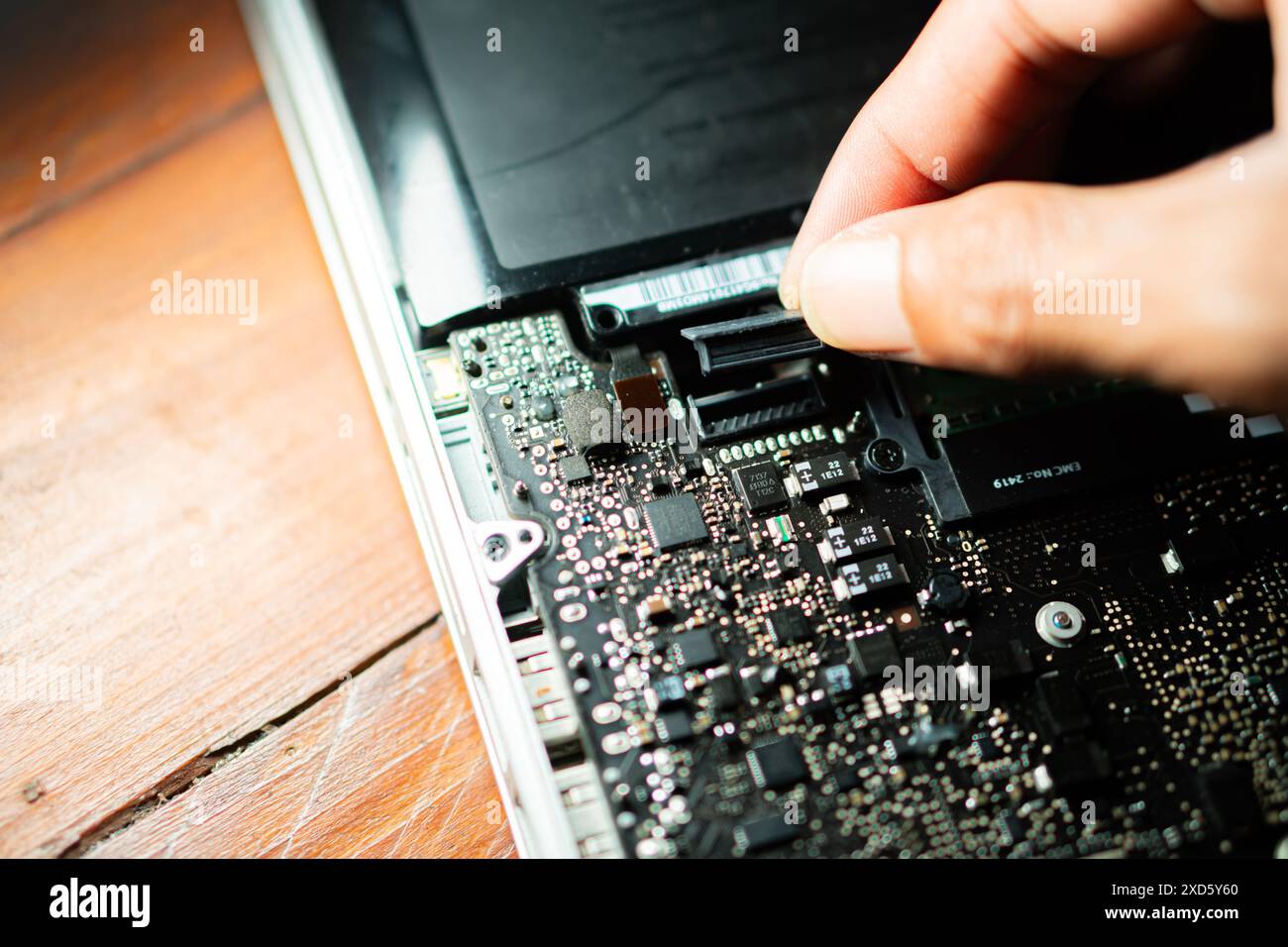 Assembling a computer components hi-res stock photography and images ...