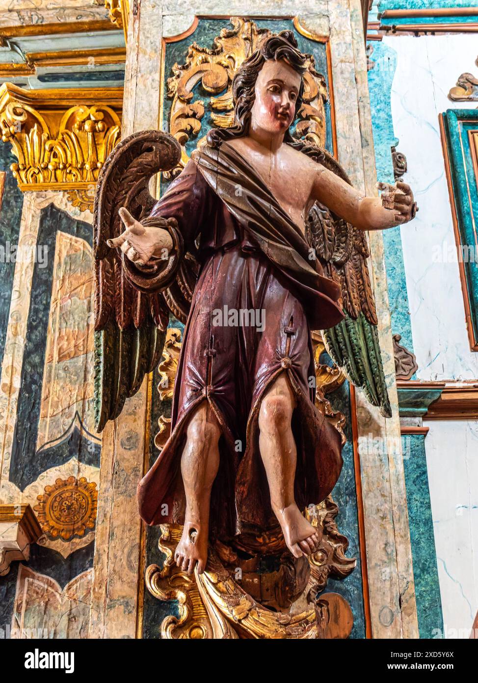 Interior of the Chapel of Saint Sebastian, Ermida de Sao Sebastiao at ...