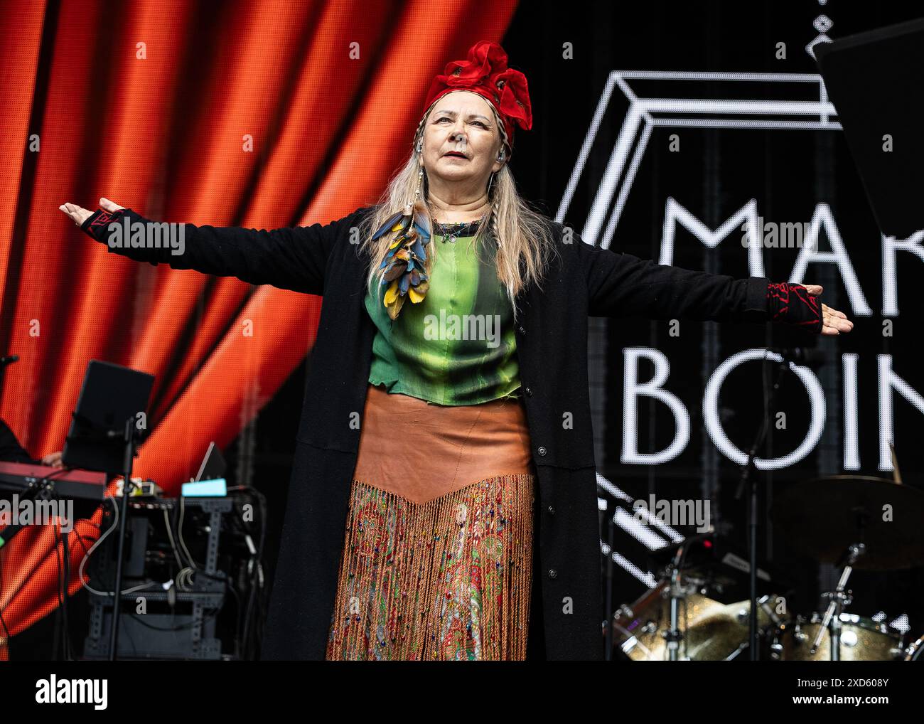 Sami artist Mari Boine in June 2024 Stock Photo - Alamy