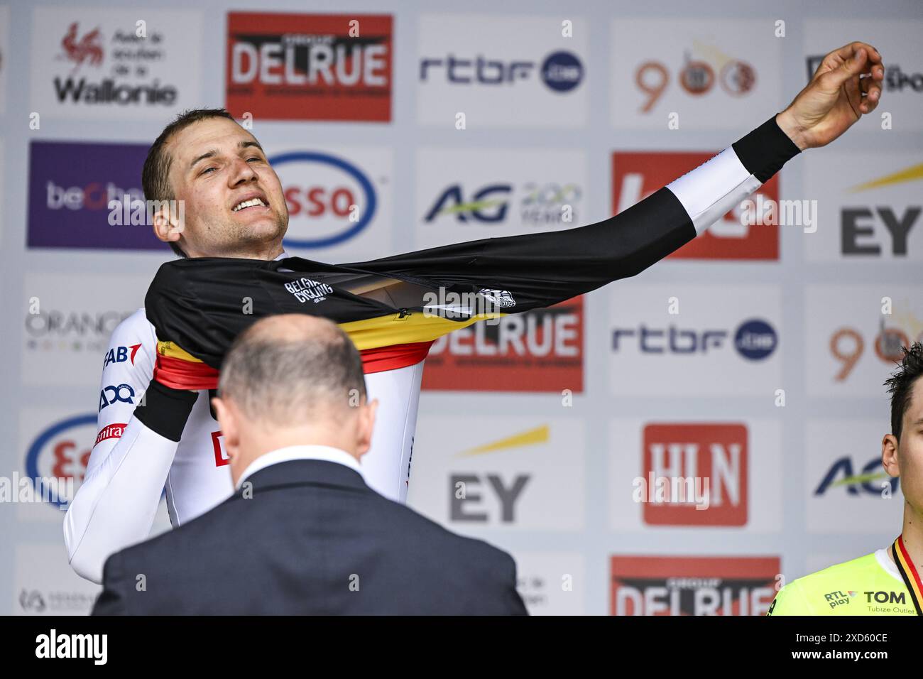 Binche, Belgium. 20th June, 2024. Belgian Tim Wellens of UAE Team ...