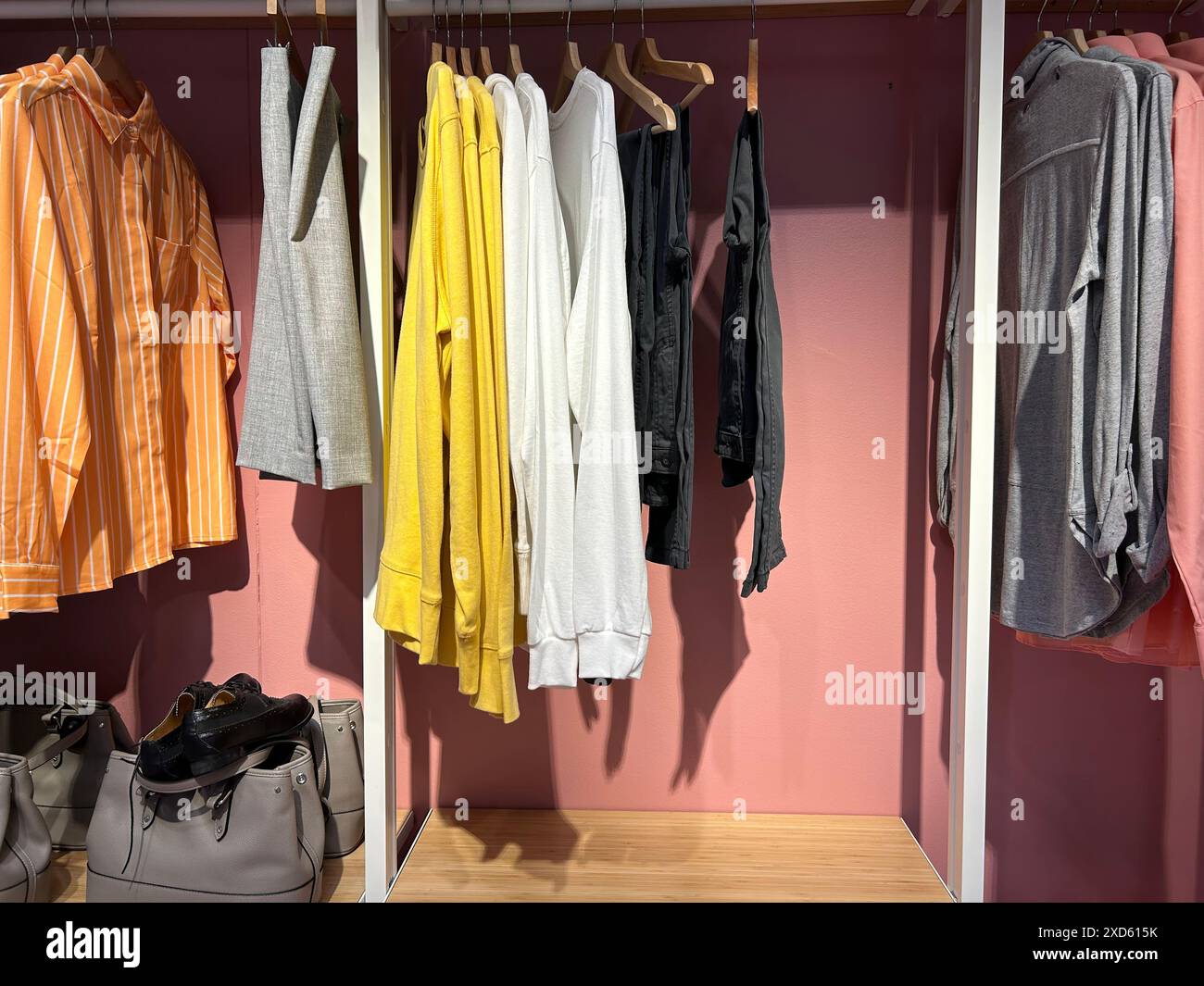 Color coordinated closet hi-res stock photography and images - Alamy