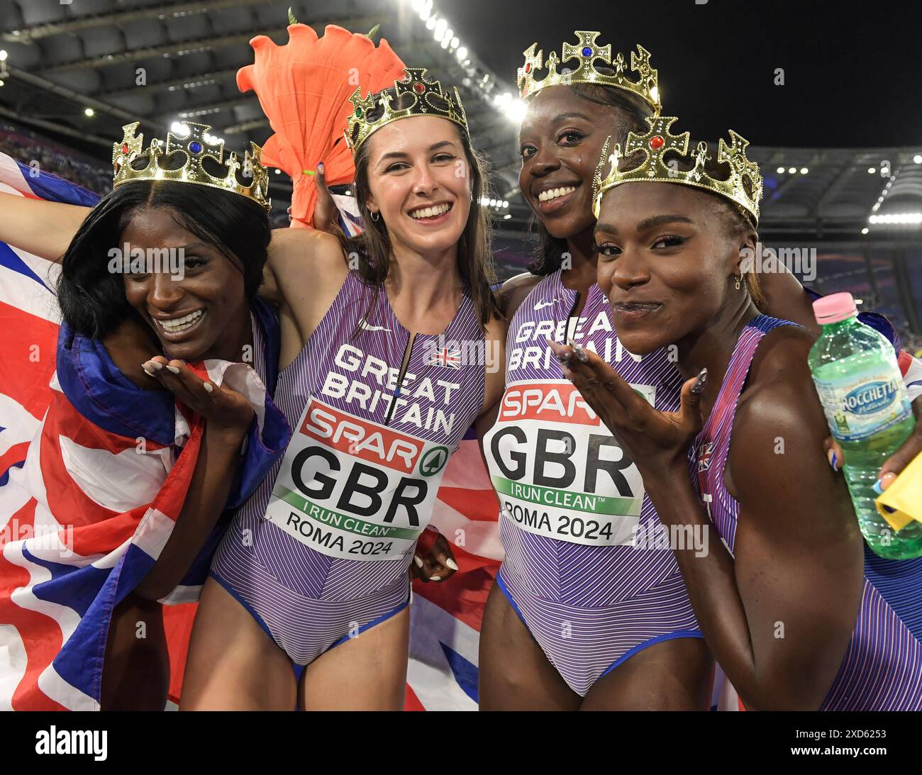Daryll Neita, Amy Hunt, Desiree Henry and Dina Asher-Smith of Great ...