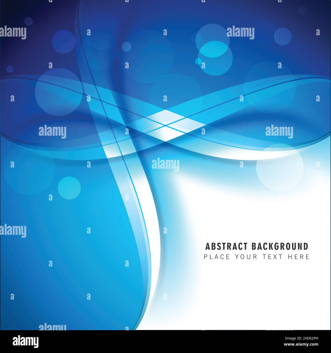 blue wavy background vector design illustration Stock Vector Image ...