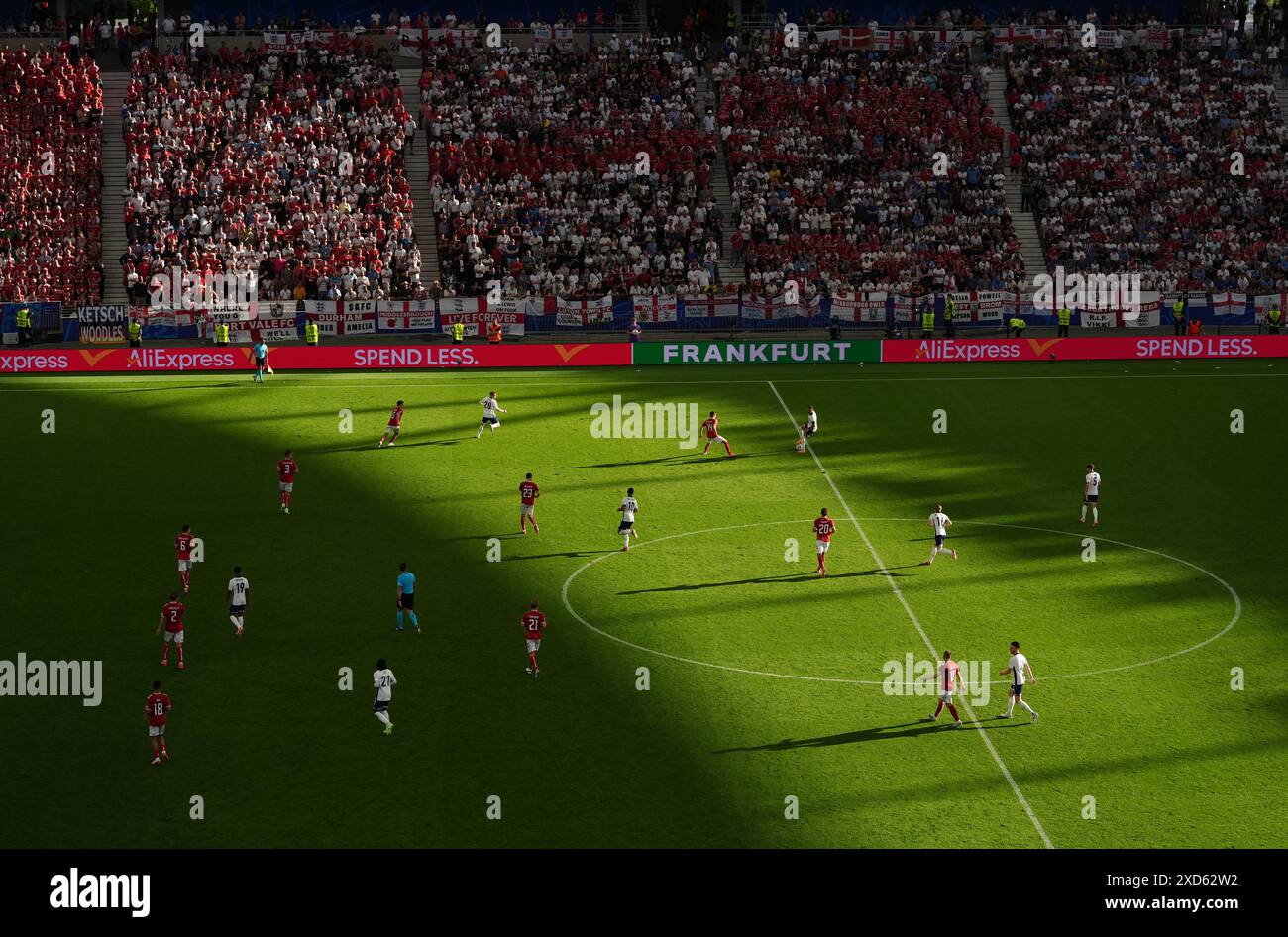 General view of the action during the UEFA Euro 2024 match at the ...
