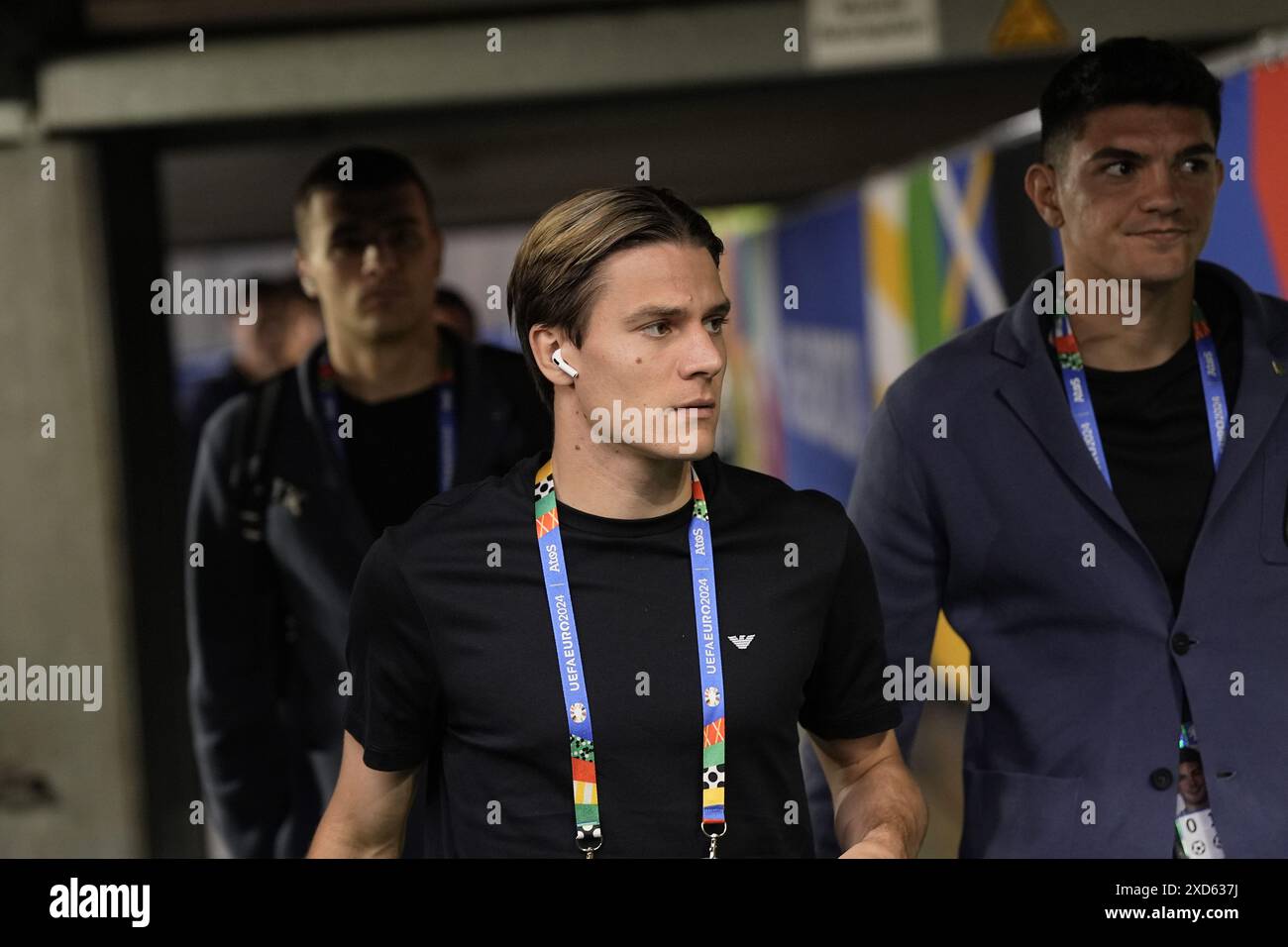 Italy's Nicolo Fagioli (right) and Italy's Raoul Bellanova during the ...