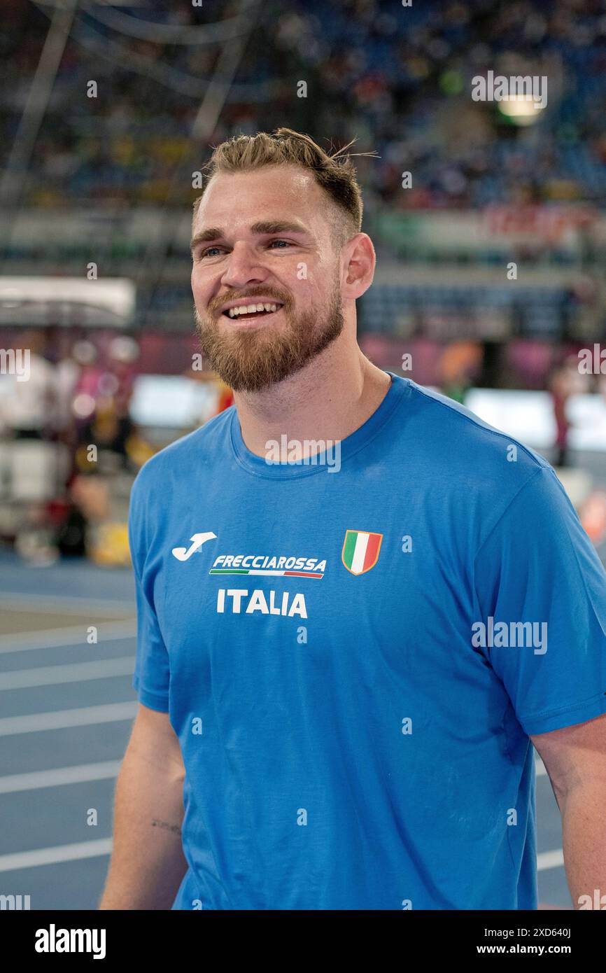 Zane Weir (Italy), shot put men, European Athletics Championships Roma ...