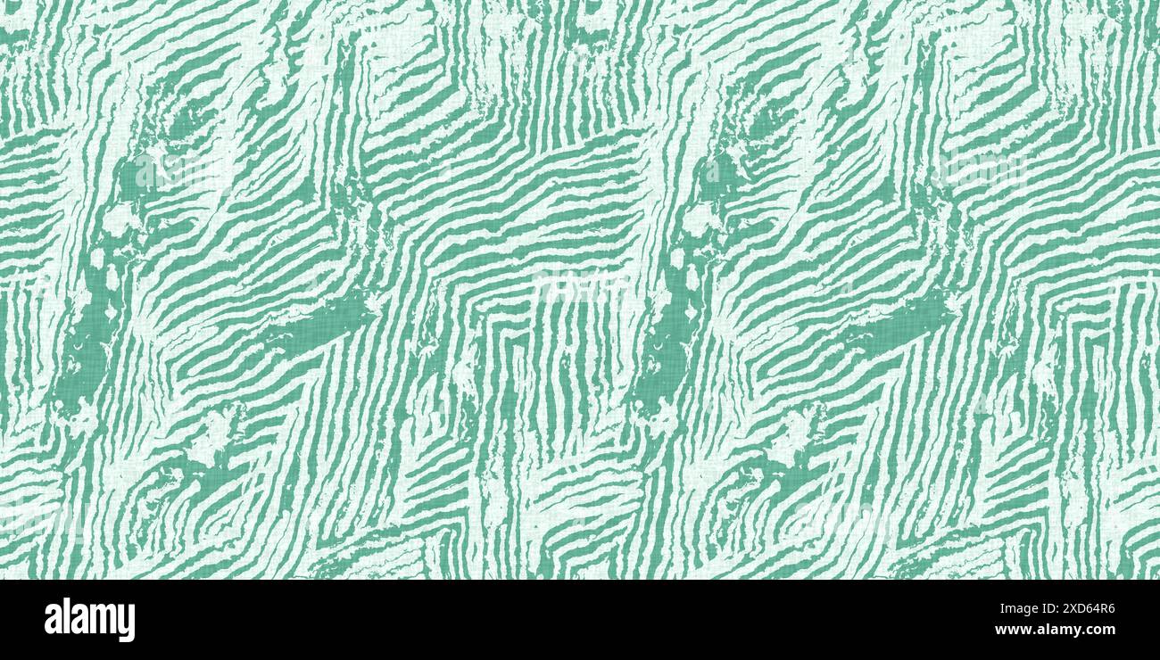 Aegean teal light soft wave linen pattern background. Broken line ...