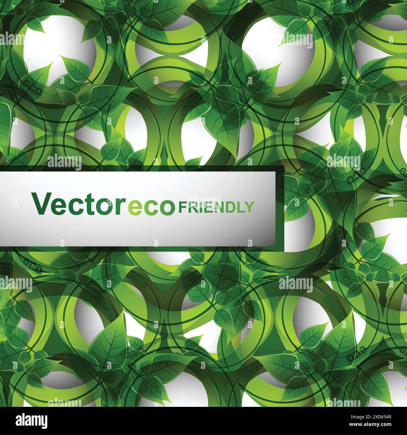 green ecology background vector design illustration Stock Vector Image ...