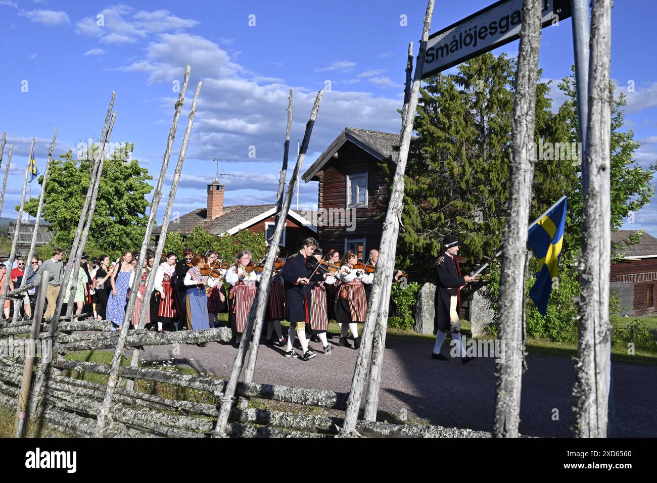 Leksand, Sweden. 20th June, 2024. LEKSAND, SWEDEN 20240620Marching to ...
