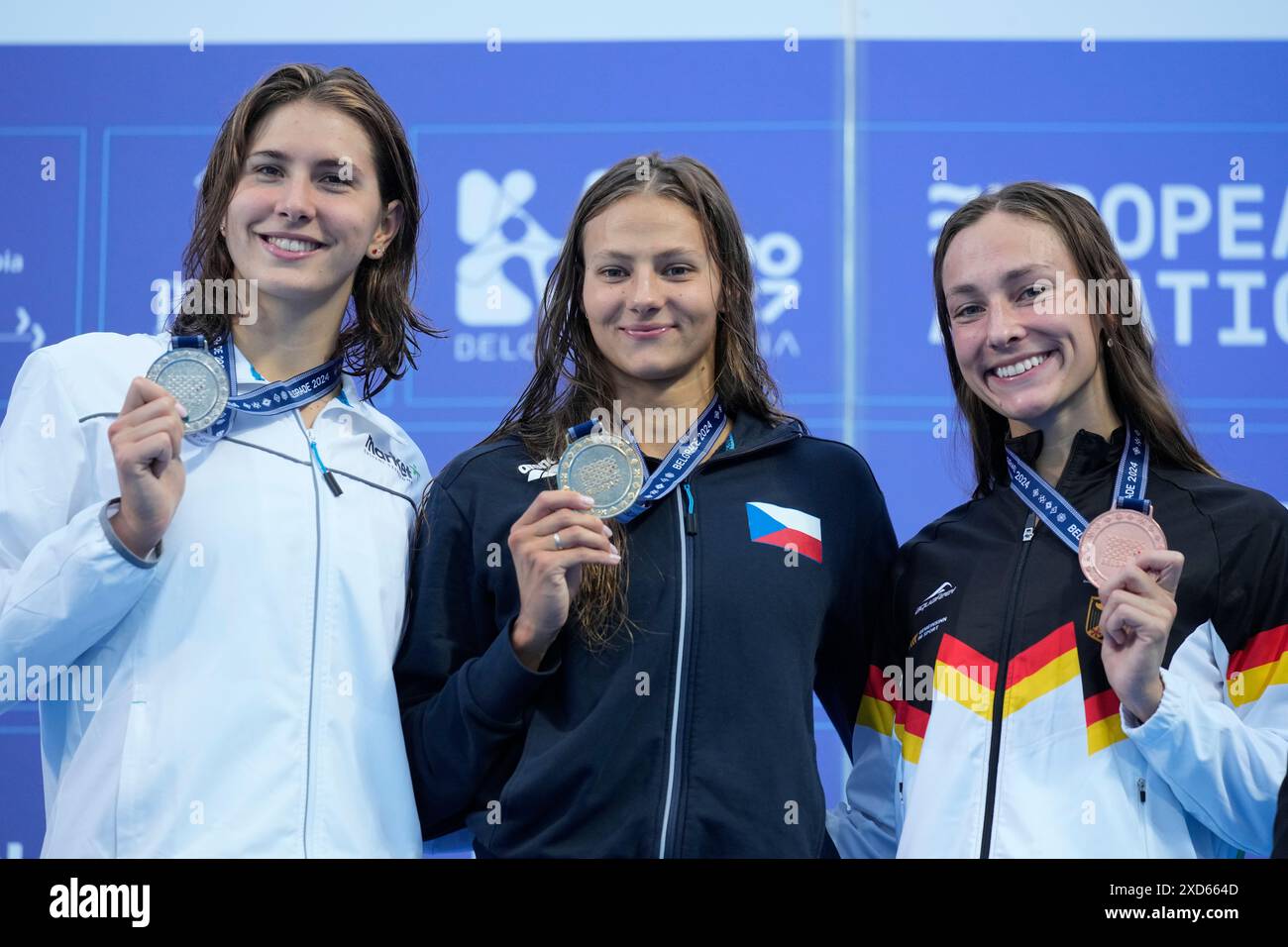From left: second placed Minna Abraham of Hungary, winner Czech ...
