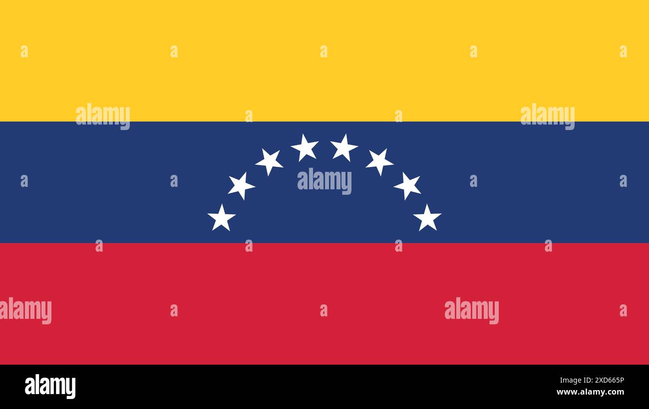 Official flag of venezuela hi-res stock photography and images - Alamy