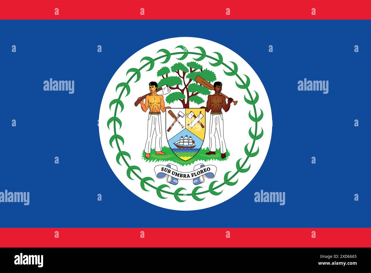 Belize central america white Stock Vector Images - Alamy
