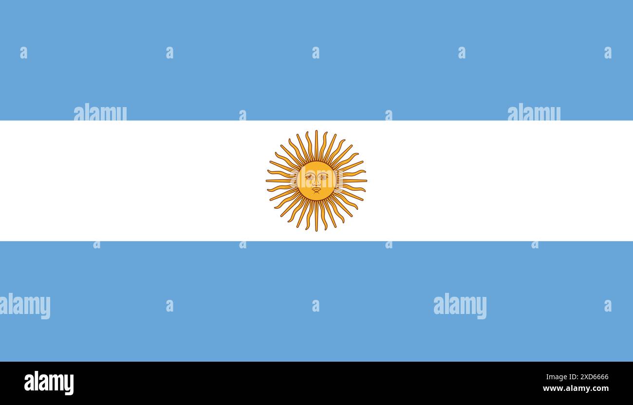 Flag of Argentina Stock Vector Image & Art - Alamy