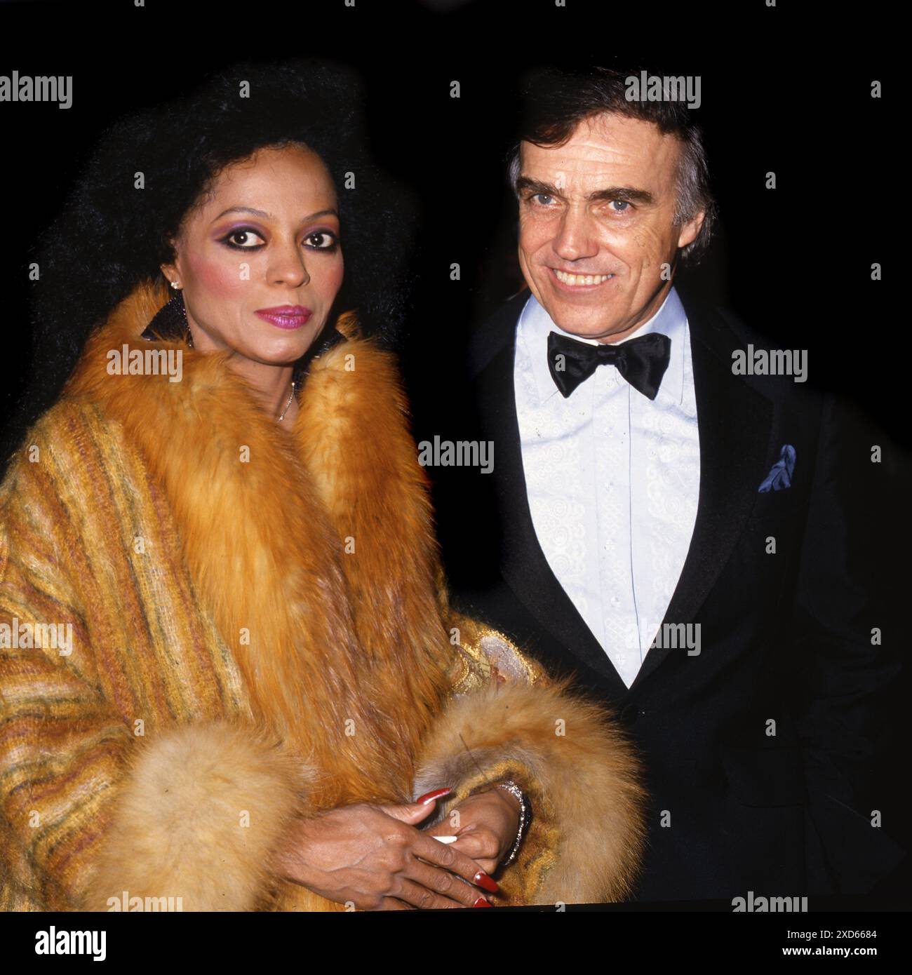 Diana Ross with Jack Briley,Oscar winning screenwriter Stock Photo - Alamy