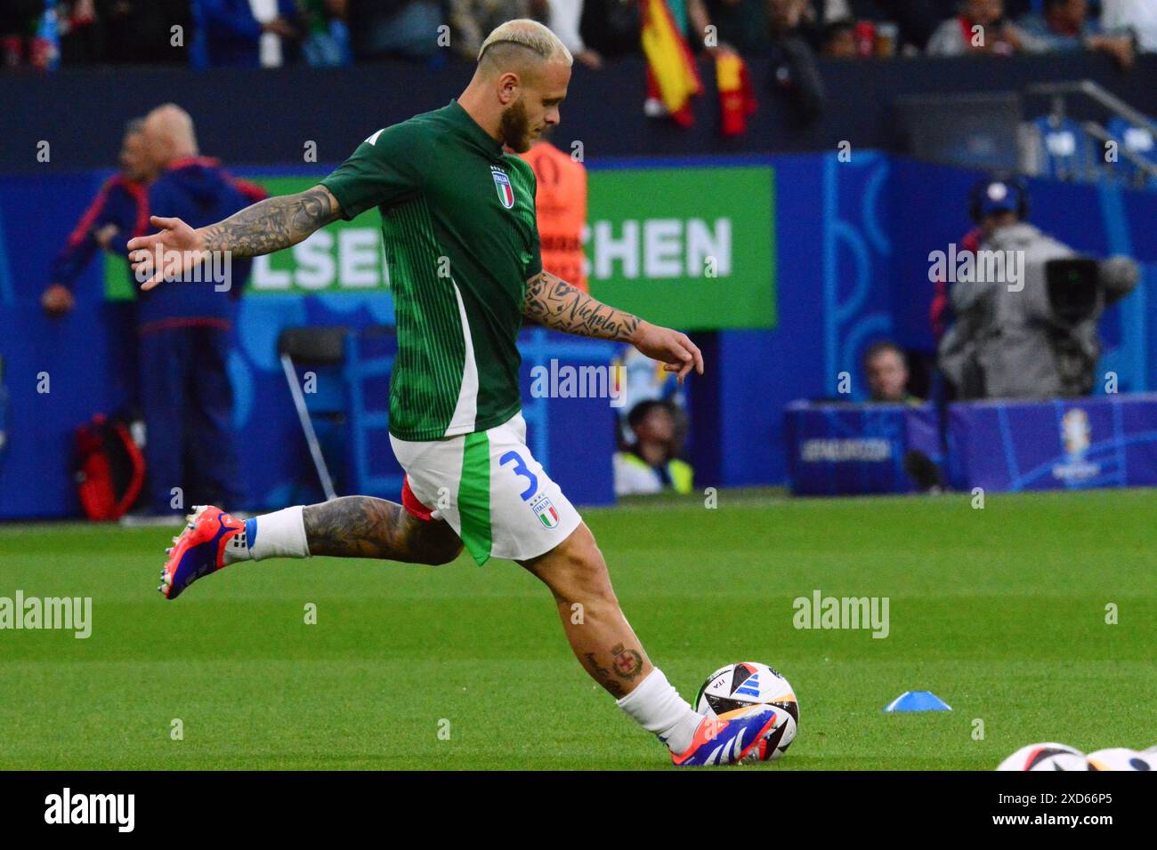 Federicoi Di Marco (Italy) warm up during UEFA Euro 2024 - Spain vs ...