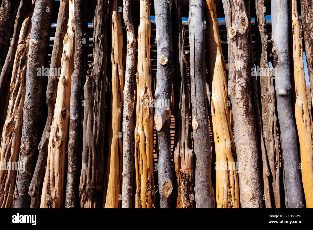 Traditional Navajo cooking shed; Monument Valley; Utah; USA Stock Photo ...