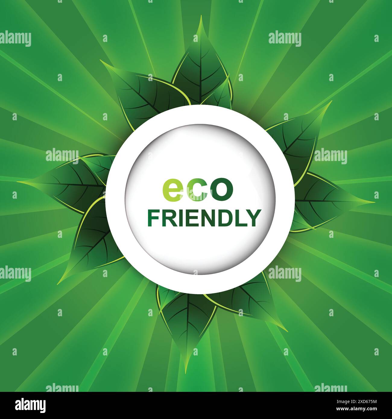 eco friendly card vector design illustration Stock Vector Image & Art ...