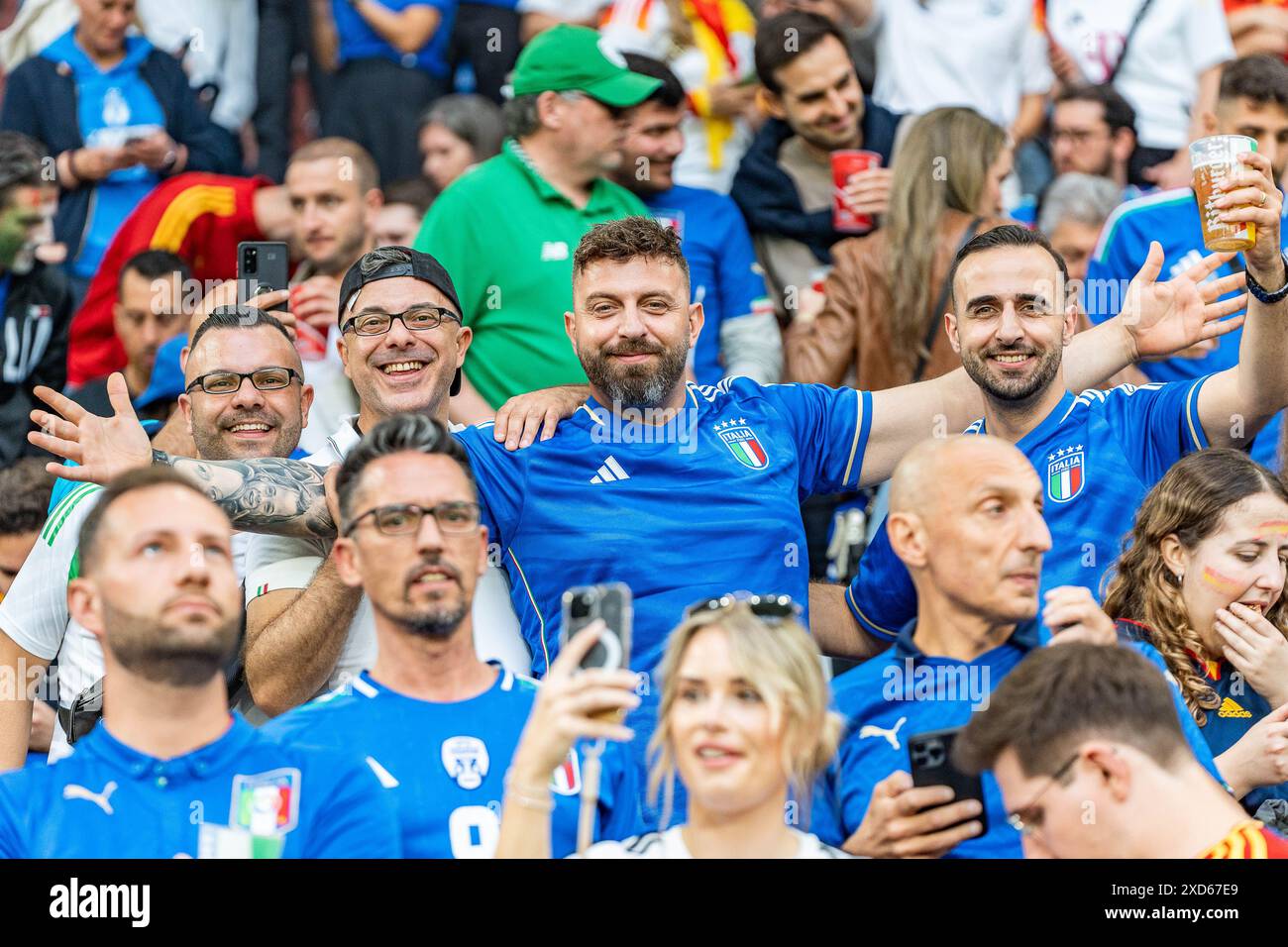 Italien Fans Italienische Fans Italy Fans Spanien vs. Italien, Herren ...