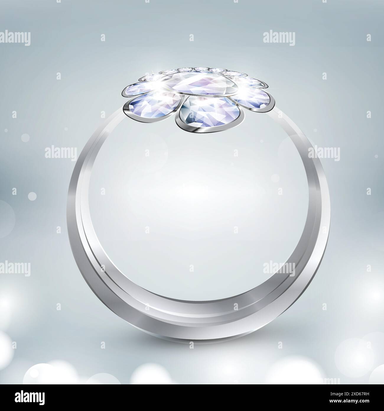 shiny ring background vector design illustration Stock Vector Image ...