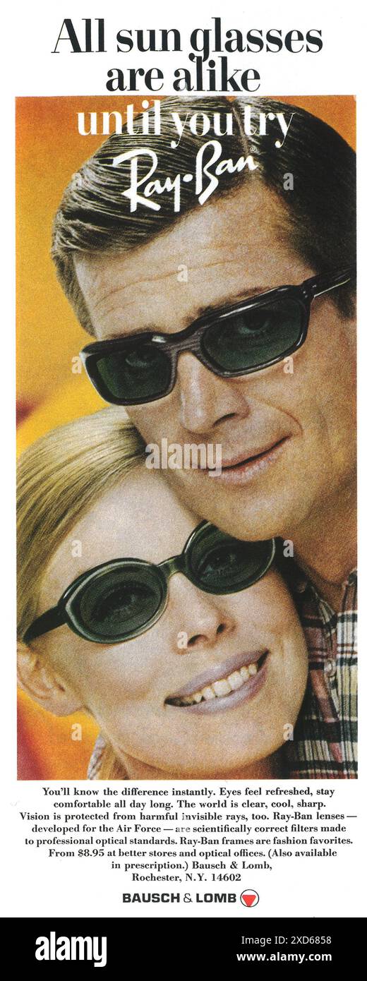 Ray ban advertising hi-res stock photography and images - Alamy