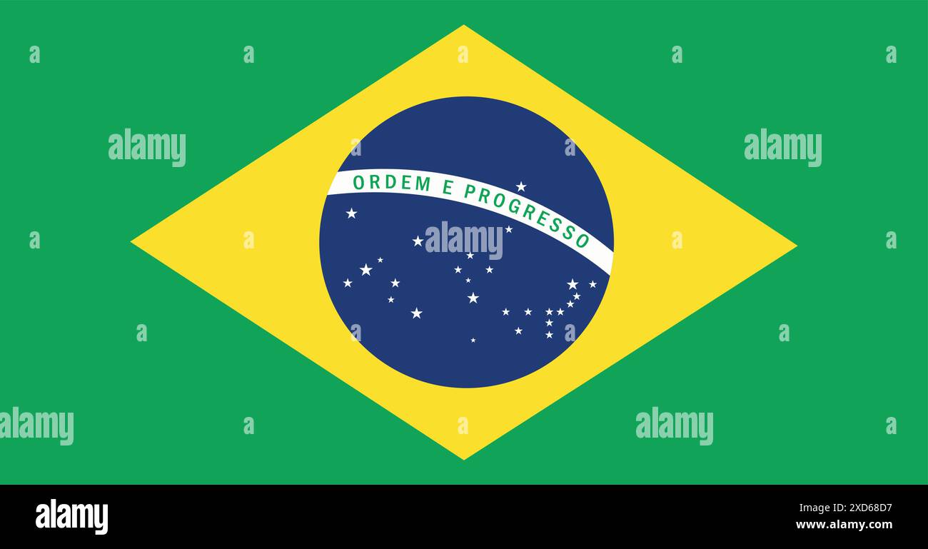 Brazil emblem Stock Vector Images - Alamy