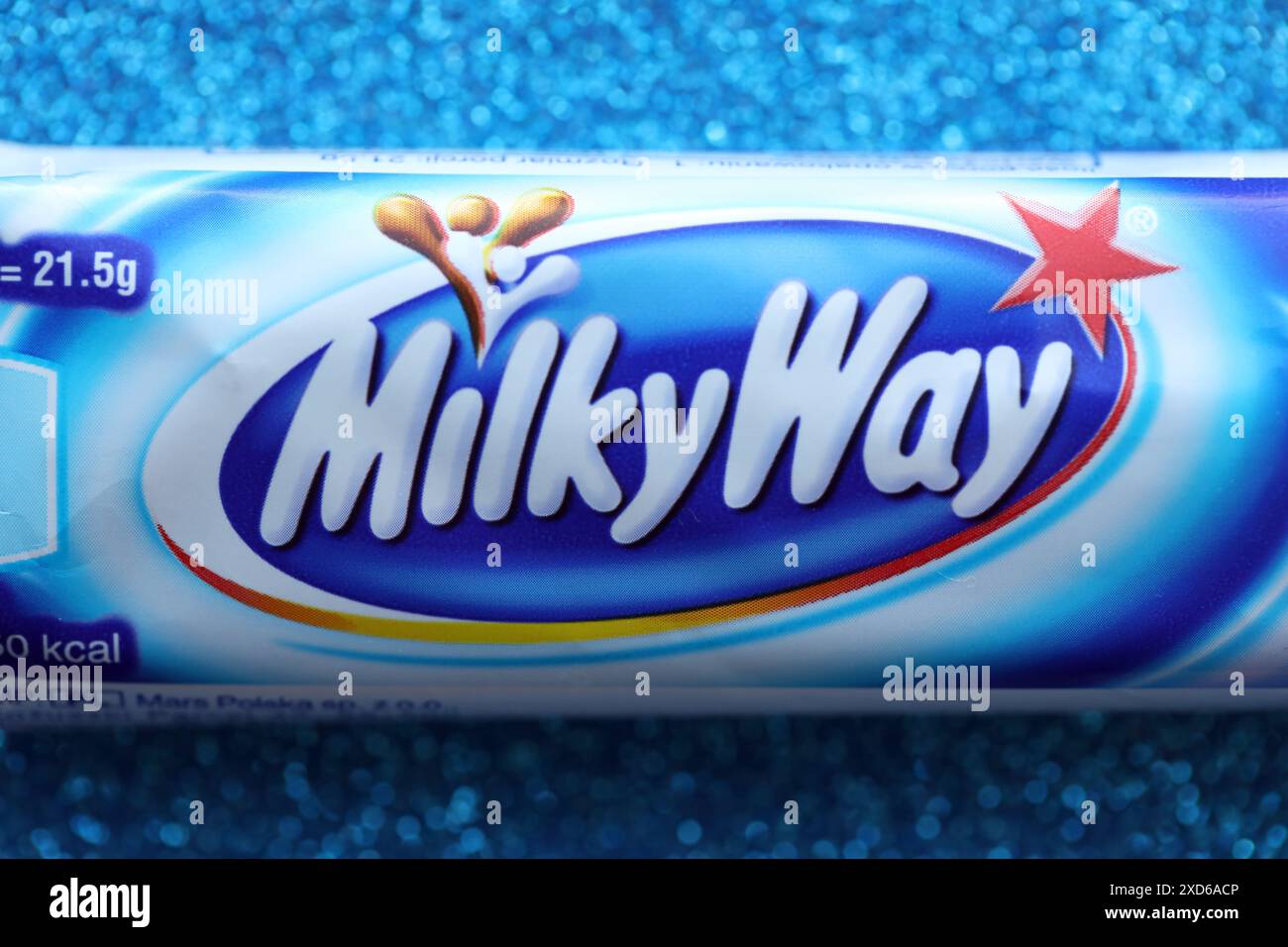 KYIV, UKRAINE - APRIL 20, 2024 Milky Way or MilkyWay small chocolate ...