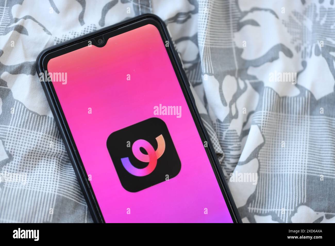 KYIV, UKRAINE - JUNE 20, 2024 Whee is instagram-like application for asian smartphone users for ...