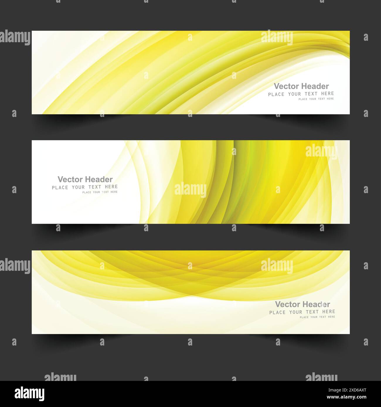 shiny wavy header vector design illustration Stock Vector Image & Art ...