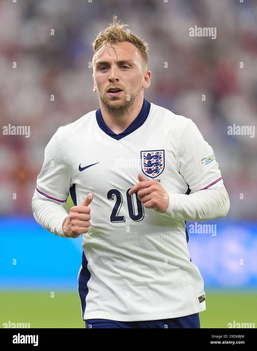 England’s Jarrod Bowen during the UEFA Euro 2024 match at the Frankfurt ...