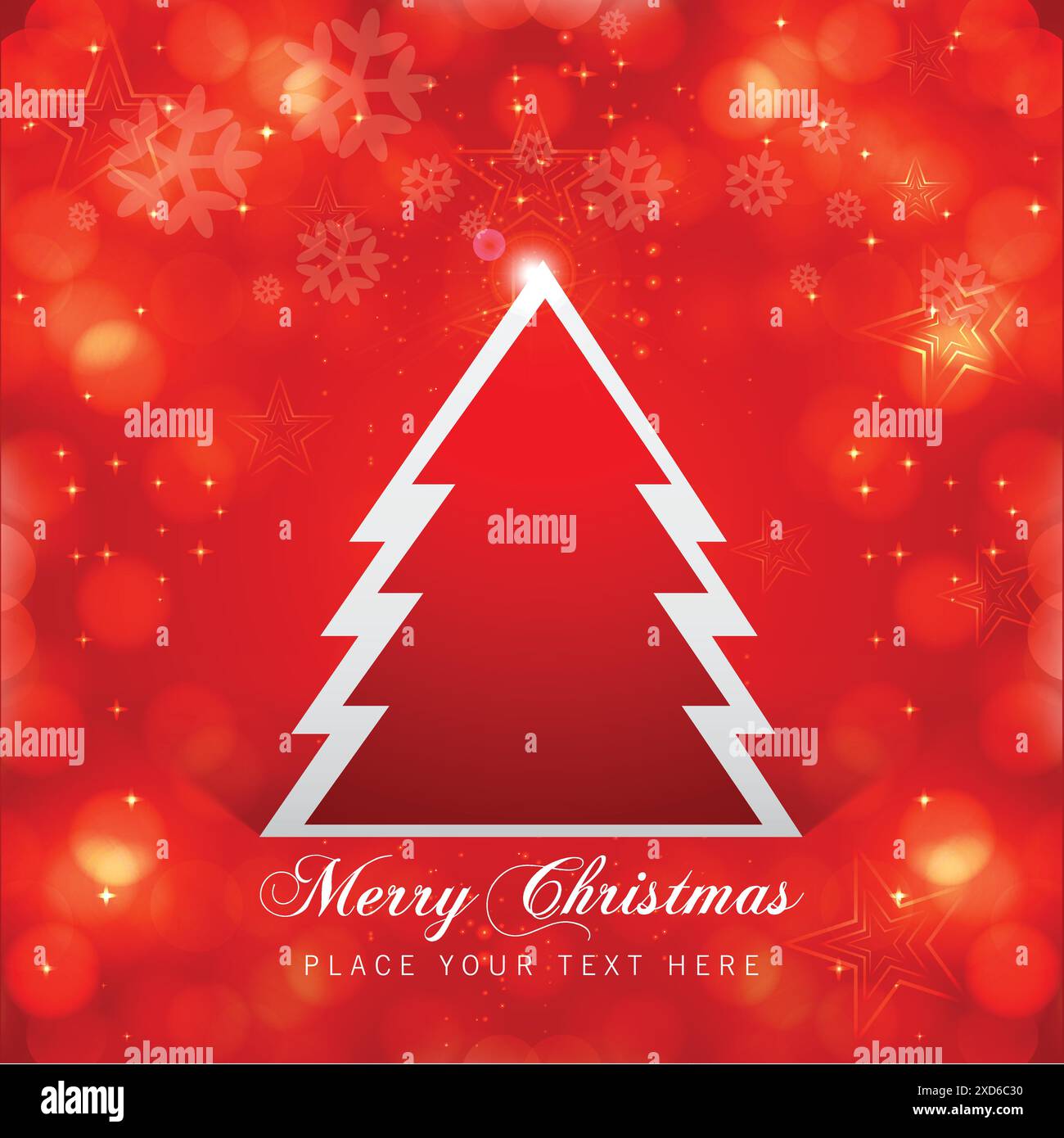 Christmas background red candles Stock Vector Images - Alamy
