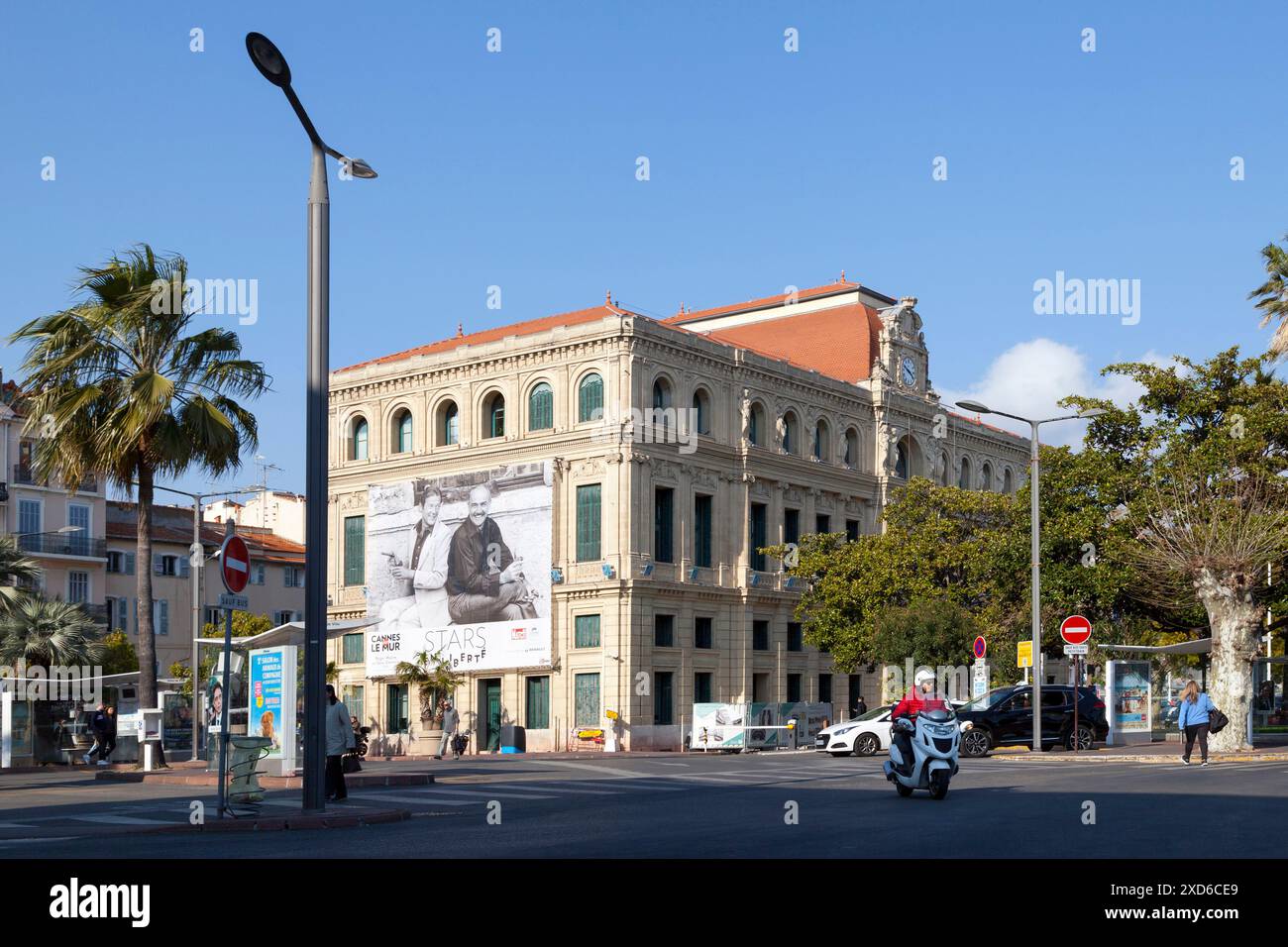 Cannes, France - March 25 2019: War monument facing the City Hall of ...