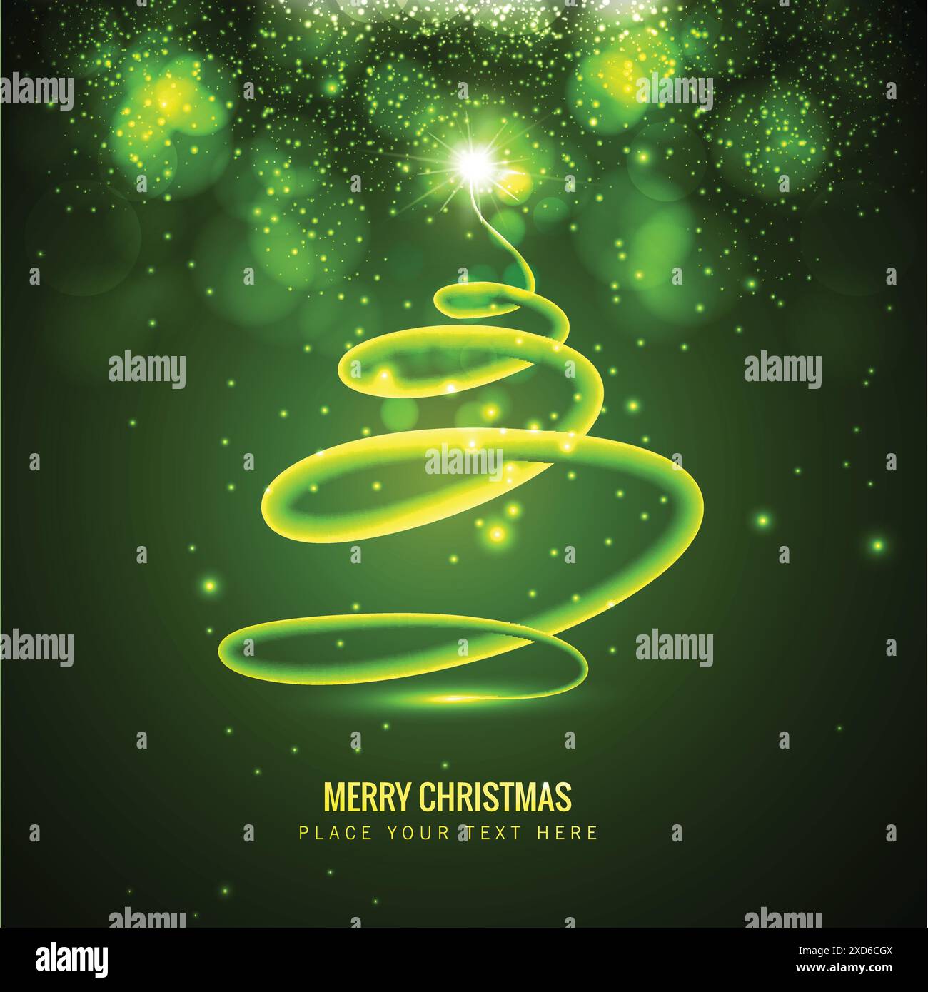 Golden spiral bokeh abstract background Stock Vector Images - Alamy