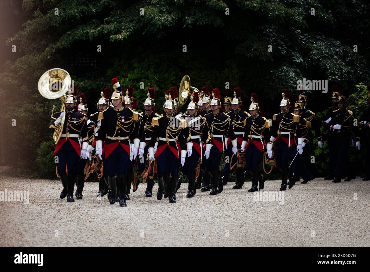 Paris, France. 20th June, 2024. Formation of the French Republican ...