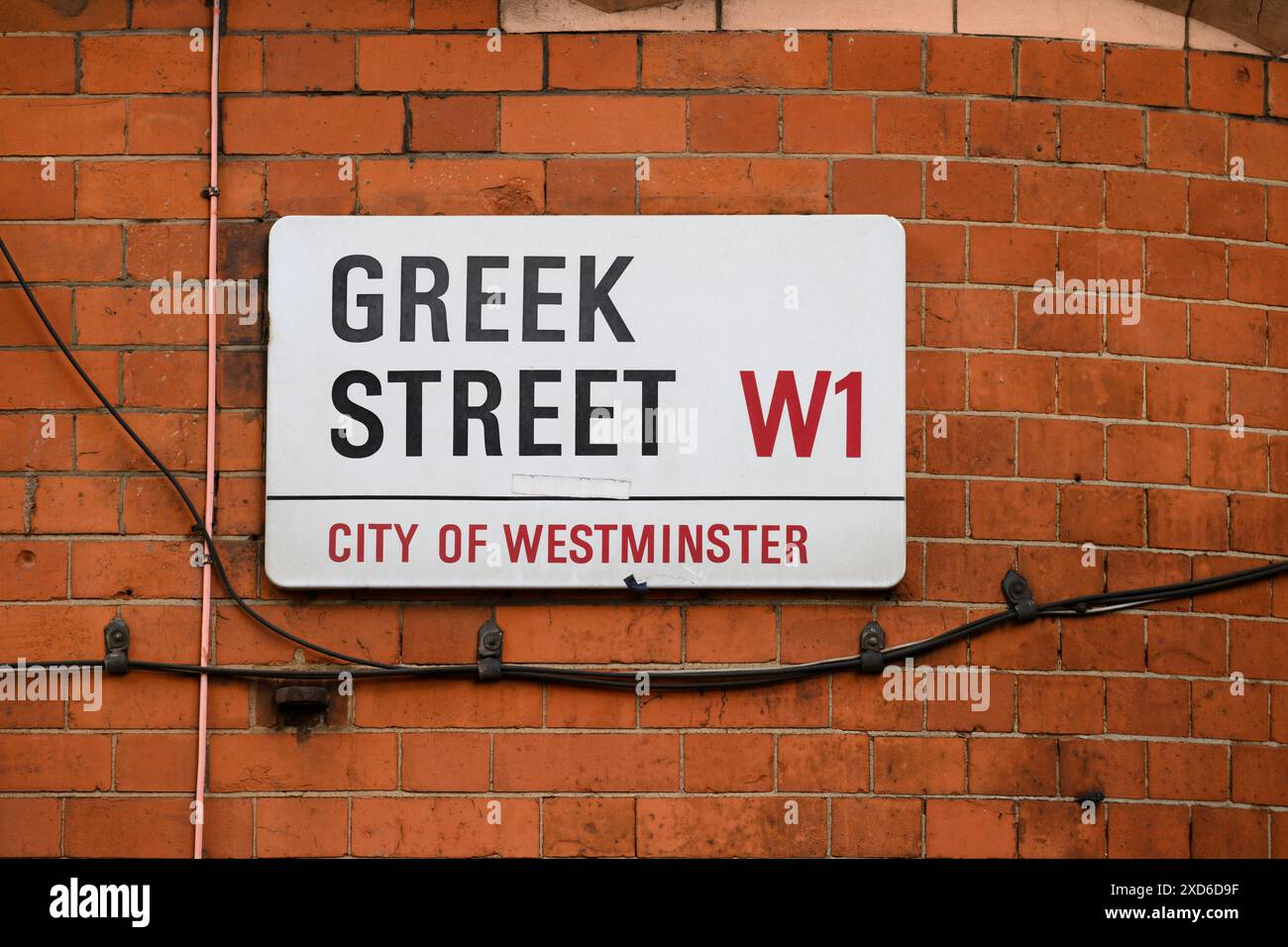 Greek street road sign hi-res stock photography and images - Alamy