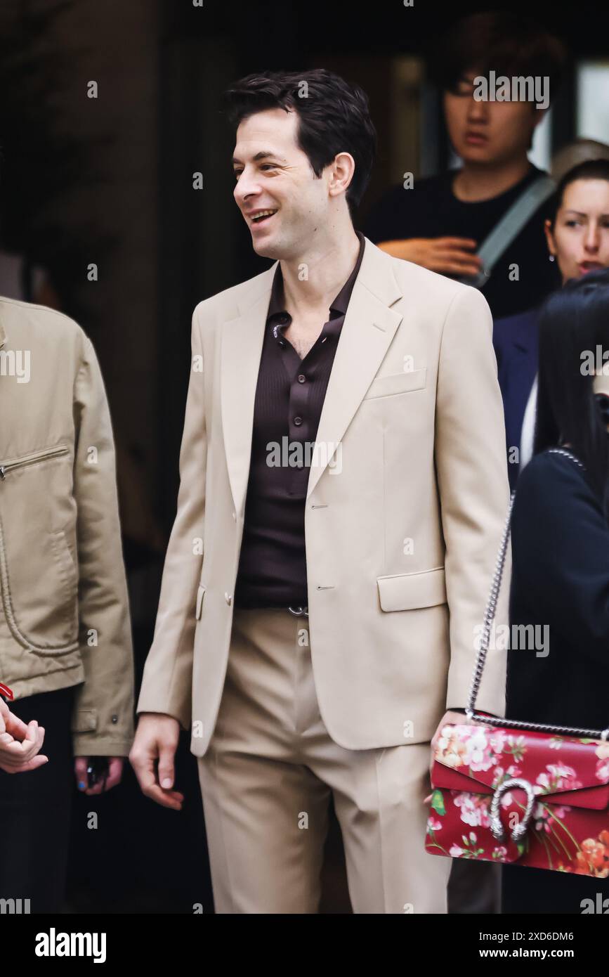 Milan, Italy. 17th June, 2024. Mark Ronson is being seen during the ...