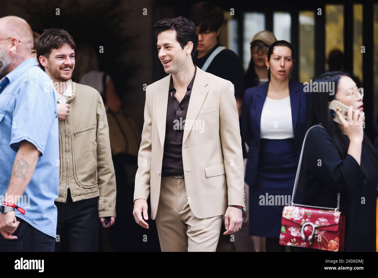 Milan, Italy. 17th June, 2024. Mark Ronson is being seen during the ...