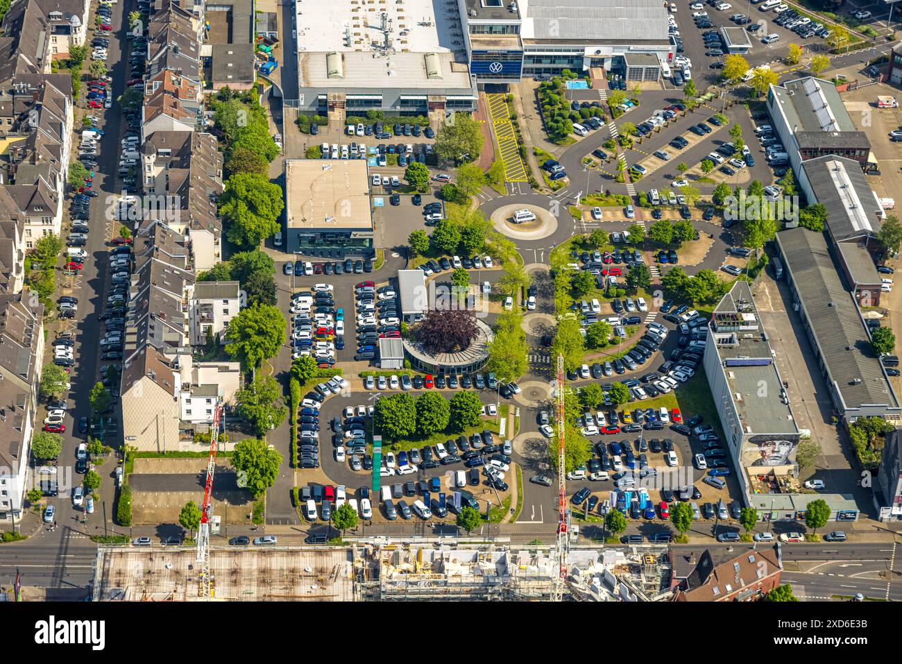 Vw dealer and parking lots vw gottfried schultz hi-res stock ...