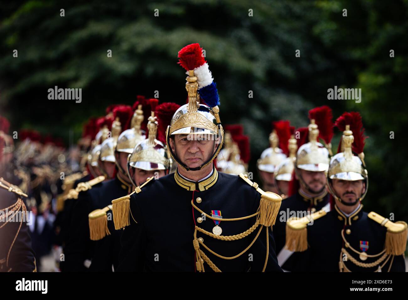 Paris, France. 20th June, 2024. Formation of the French Republican ...