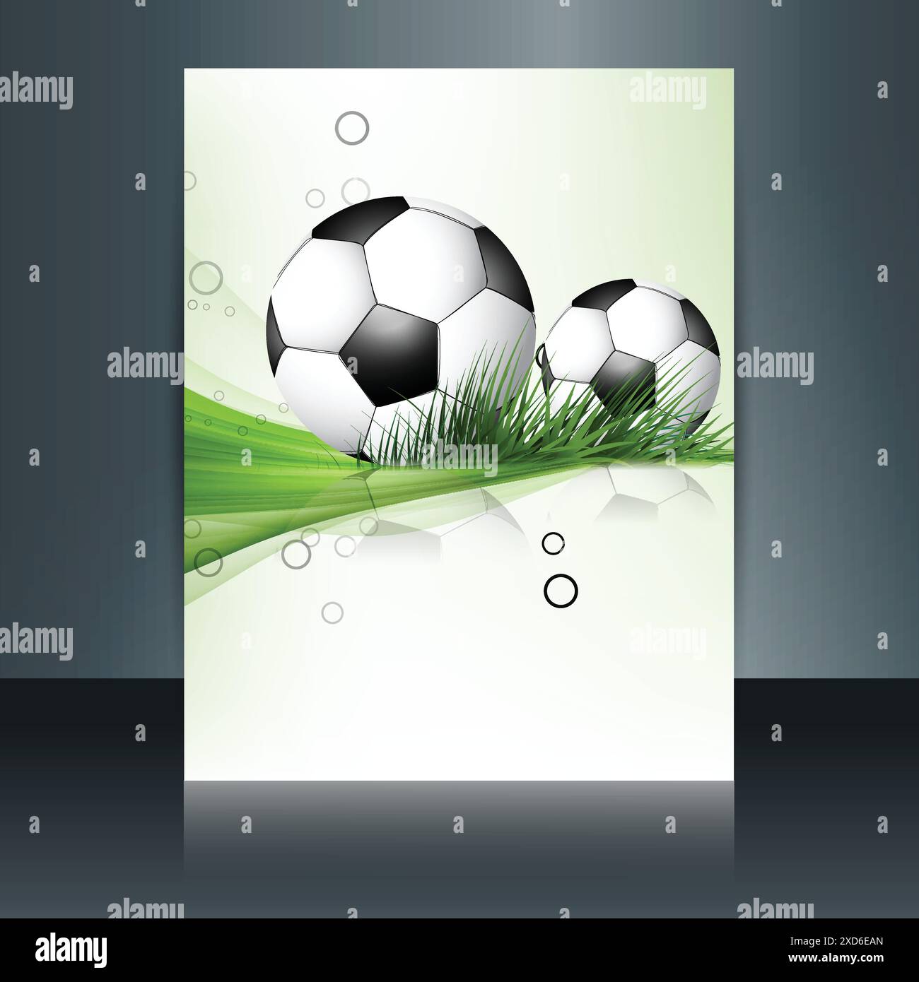 football brochure vector design illustration Stock Vector Image & Art ...