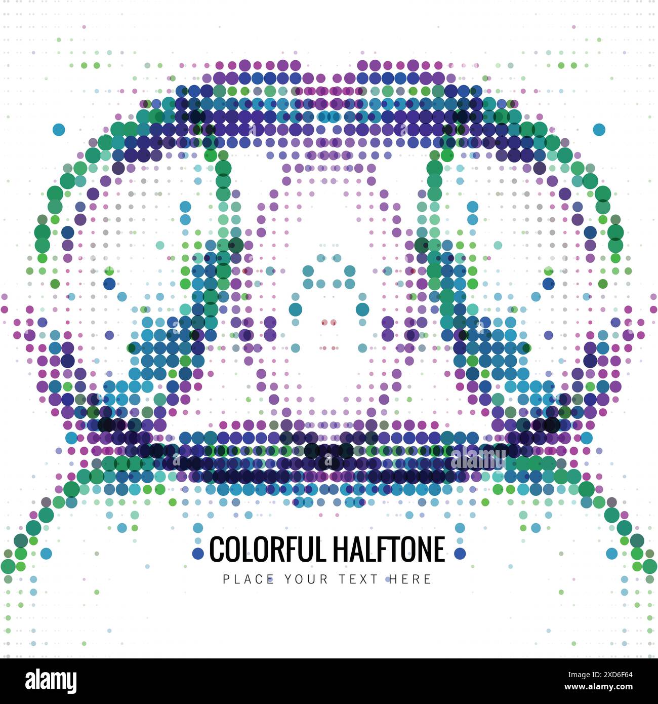 colorful halftone background vector design illustration Stock Vector ...