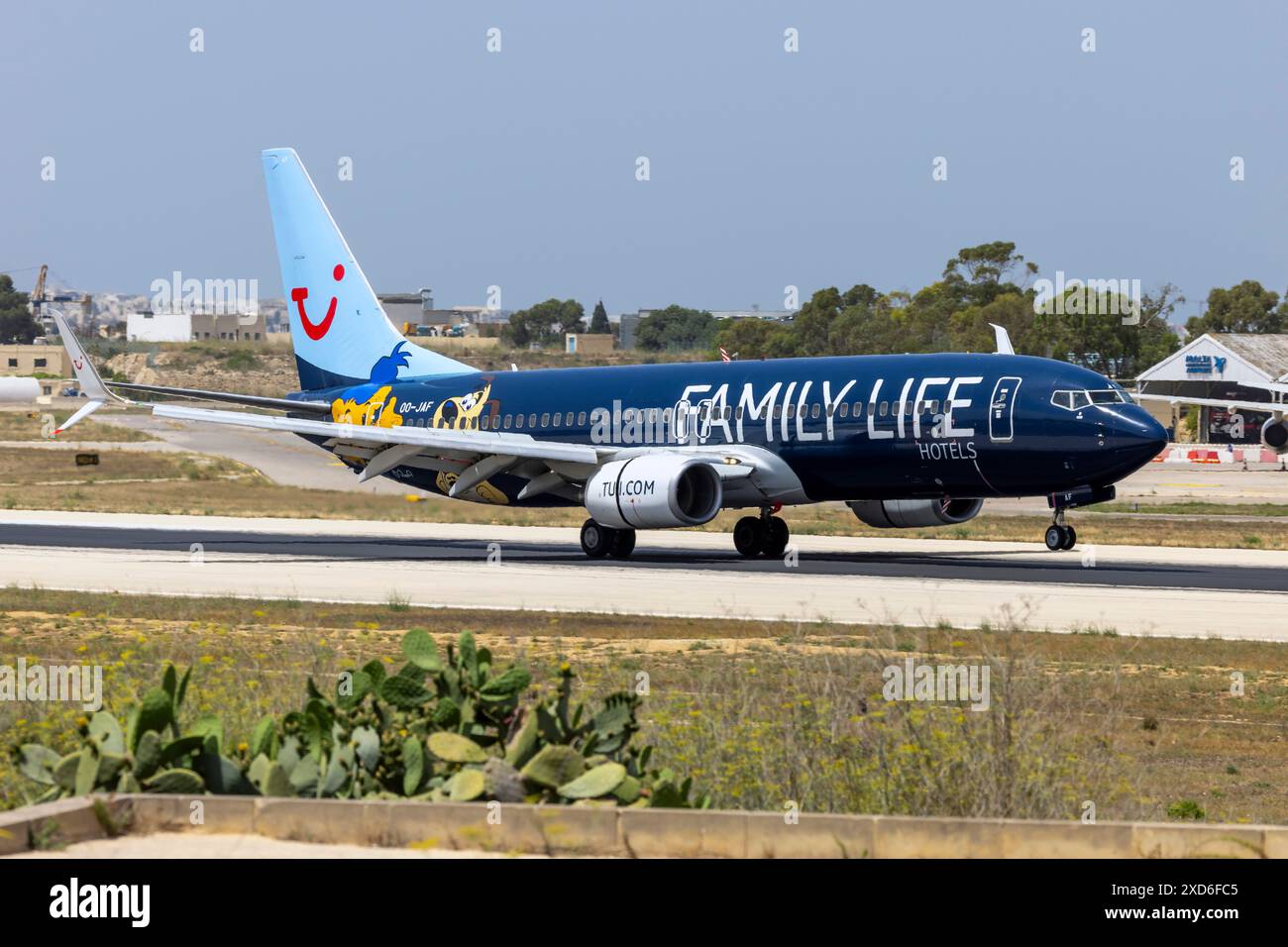 TUI Airlines Belgium Boeing 737-8K5 (Reg.: OO-JAF) in the special ...