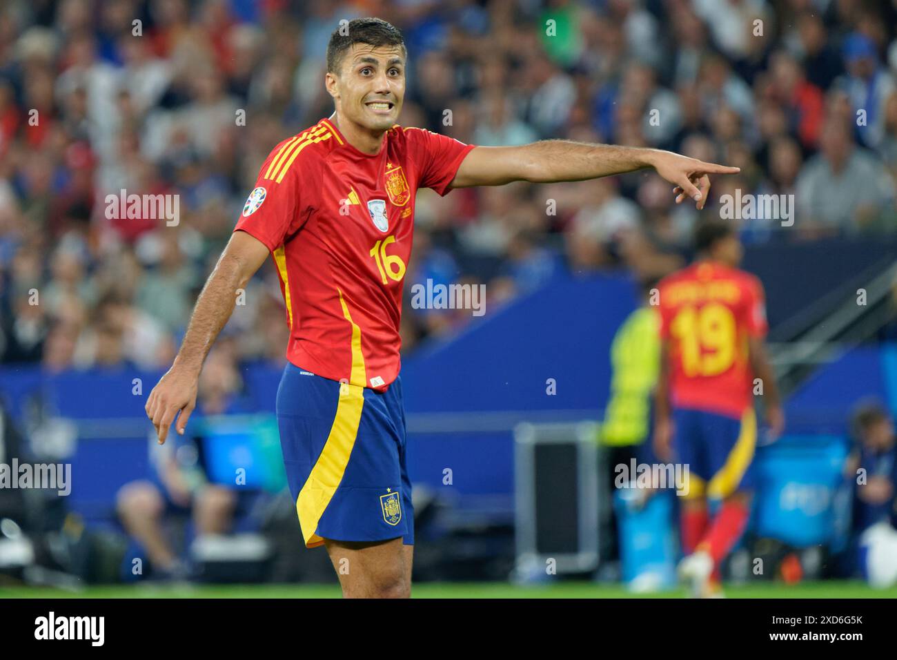 Rodri of Spain during UEFA Euro 2024 - Spain vs Italy, UEFA European ...