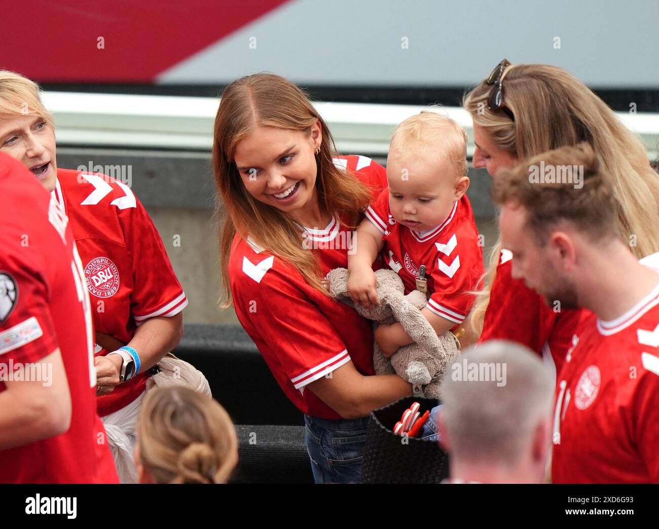 Pernille Vennike Vestergaard, wife of Denmark's Jannik Vestergaard ...