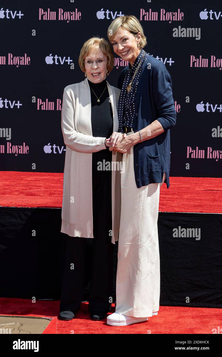 Hollywood, USA. 20th June, 2024. Carol Burnett and Allison Janney ...
