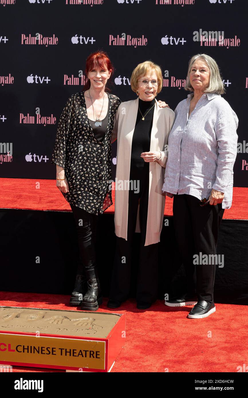 Hollywood, USA. 20th June, 2024. Jody Hamilton, Carol Burnett and ...